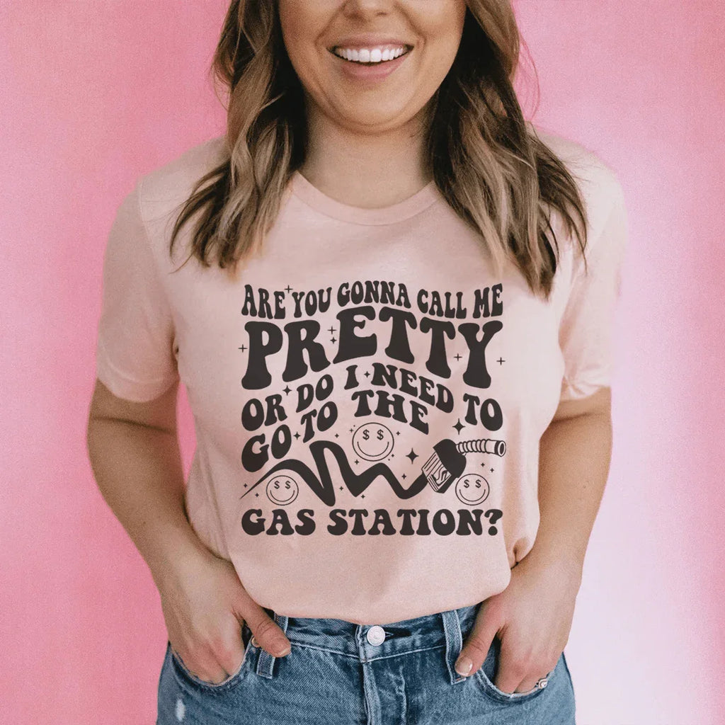 Are You Gonna Call Me Pretty Tee – Peachy Sunday