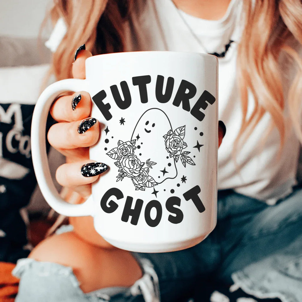 Future Ghost Ceramic Mug 15oz – Peachy Sunday