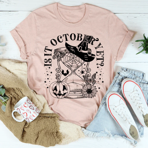 Is It October Yet Pumpkin Tee