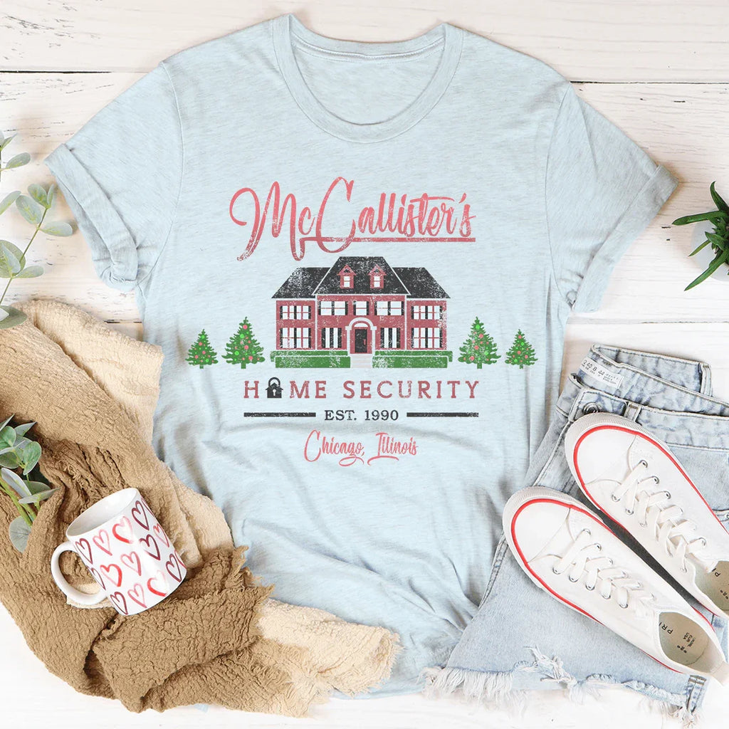 McCallister Home Security Tee – Peachy Sunday