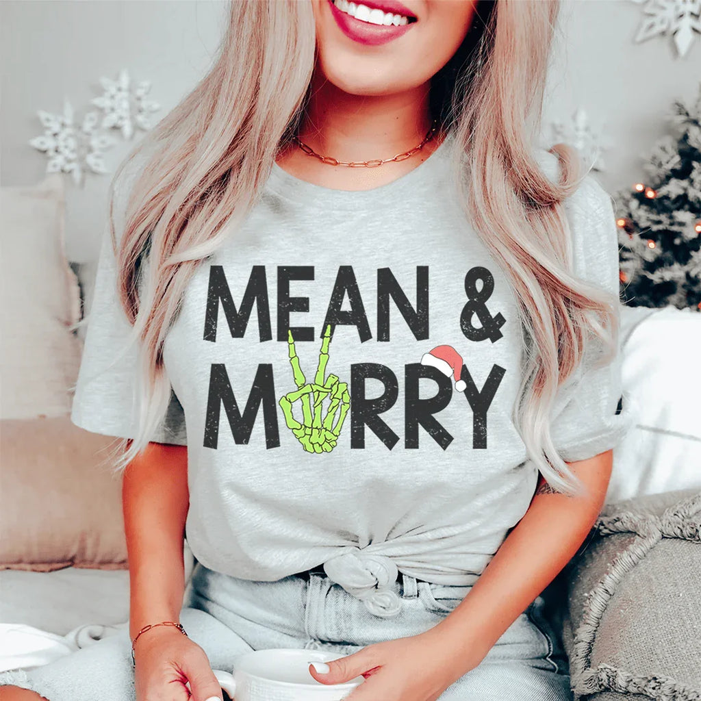 Mean & Merry Tee – Peachy Sunday