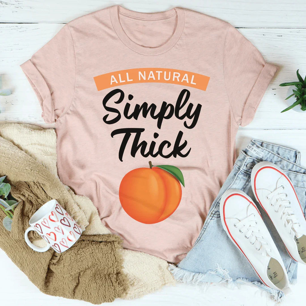 Simply Thick Tee – Peachy Sunday