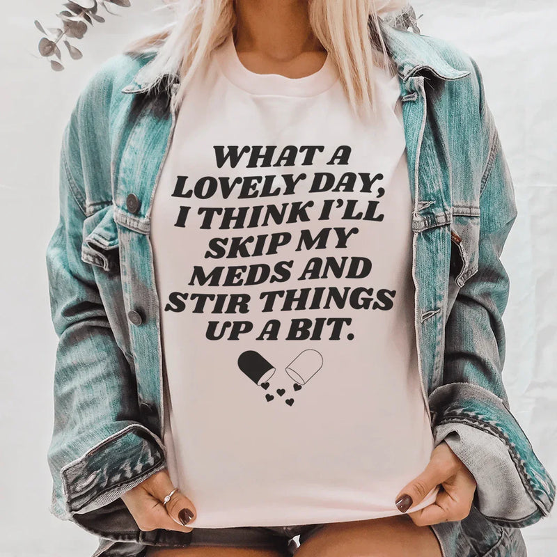 What A Lovely Day Tee – Peachy Sunday